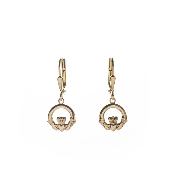 10 ct Gold Claddagh Earrings – Killarney Celtic Jewelry